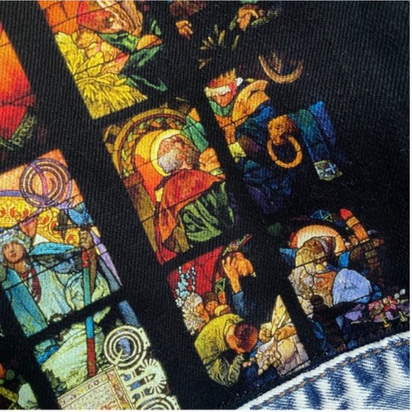 Forever 21 | Jackets & Coats | New Forever 2 Alphonse Mucha Stained ...